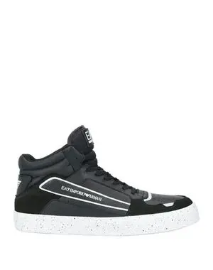 EA7 High-top Leather Sneakers