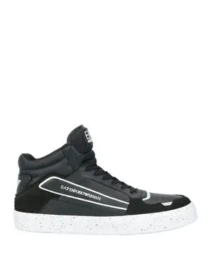 EA7 High-top Leather Sneakers