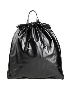 JIL SANDER Leather Shopper Bag - Black