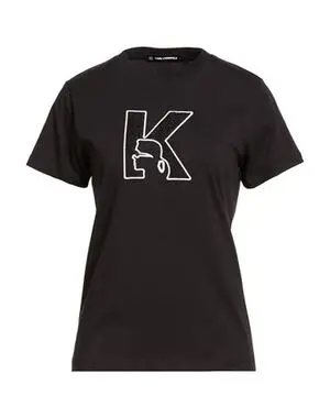 Karl Lagerfeld Embroidered T-shirts For Women