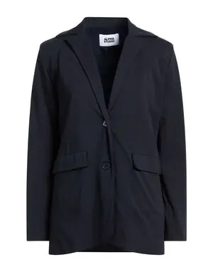 Alpha Studio Single-breasted Blazer - Blue