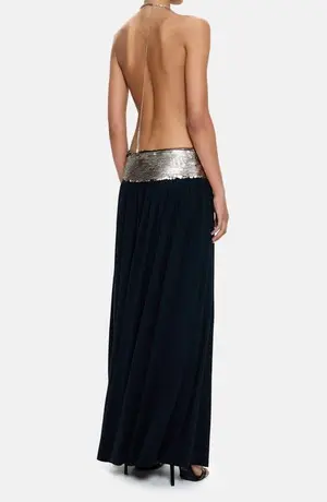 JADED LONDON Oryx Sequin Maxi Dress