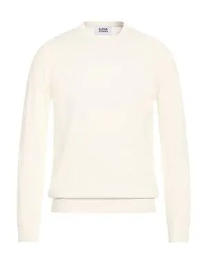Alpha Studio Knitted Cotton Sweater - White