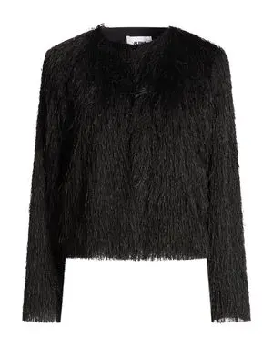 Alpha Studio Woven Jacket With Fringe Detail - Black