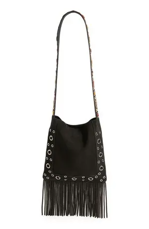 Valentino Garavani Nellcôte Butterfly Suede Crossbody Bag