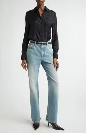 Alexander McQueen Straight-leg Nonstretch Jeans