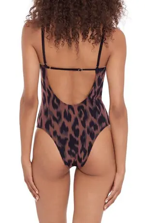Steve Madden Open Back One-piece Swimsuit