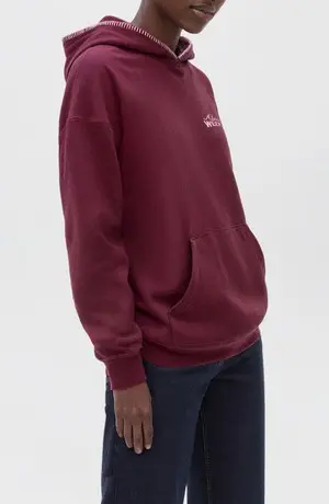 Mango Embroidered Hoodie