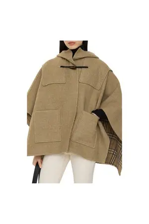 Burberry Wool Duffle Cape