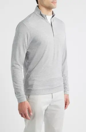 Johnnie-o Pircio Performance Quarter Zip Pullover - Seal