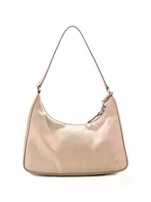 Prada Re-edition 2005 Tessuto Mini Hobo Bag - Neutrals