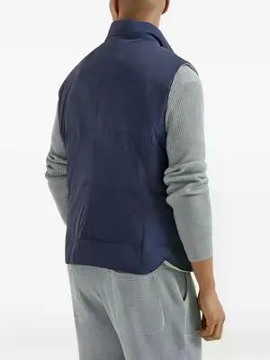 Brunello Cucinelli Quilted Detachable Hood Gilet