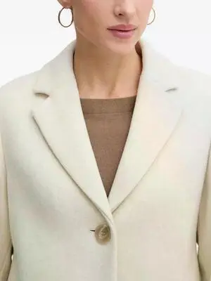 Sisley Single-breasted Coat - Neutrals