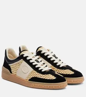 Valentino Garavani Raffia Sneakers For Women