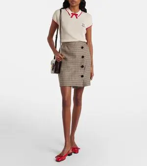 Valentino Garavani Cotton-blend Sweater - Beige