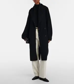 TOTEME Wool-blend Cardigan - Black