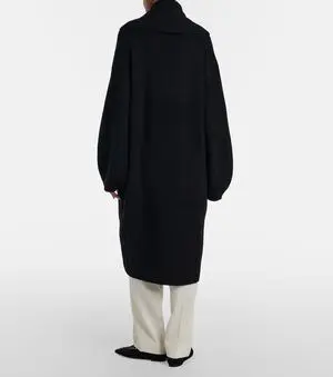 TOTEME Wool-blend Cardigan - Black