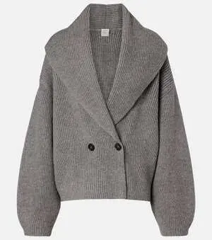 TOTEME Wool-blend Cardigan - Grey