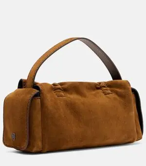 Acne Studios Suede Shoulder Bag - Brown