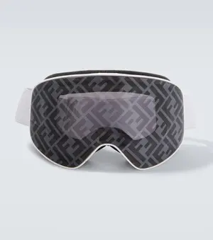 Fendi Logo Ski Goggles - White