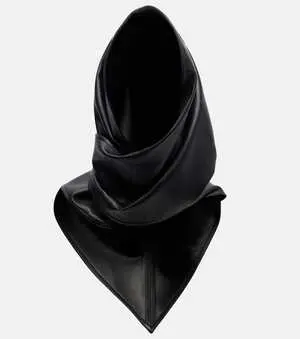 Nour Hammour Leather Hood