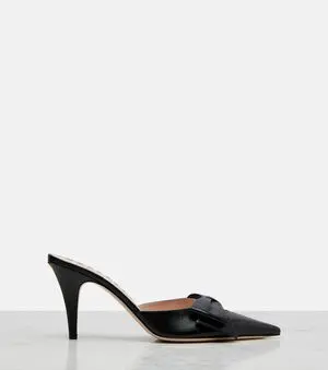 Valentino Garavani Leather Mules - Black