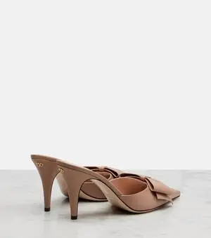Valentino Garavani Leather Mules - Pink