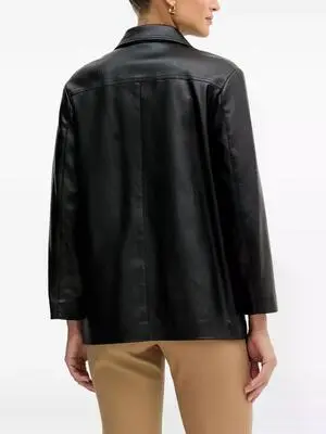 Sisley Pocketed Buttoned Shirt Jacket