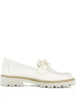 Gabor Chain-link Leather Loafers