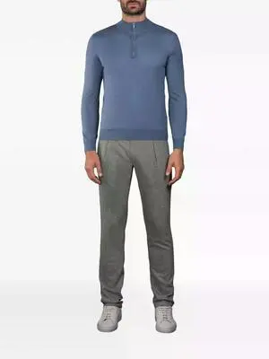 MOORER Terni Half-zip Sweater