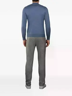MOORER Terni Half-zip Sweater