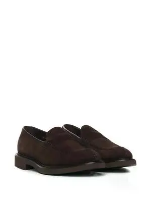 DOUCAL'S Panelled Suede Loafers