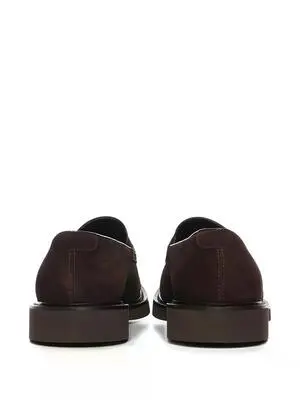 DOUCAL'S Panelled Suede Loafers
