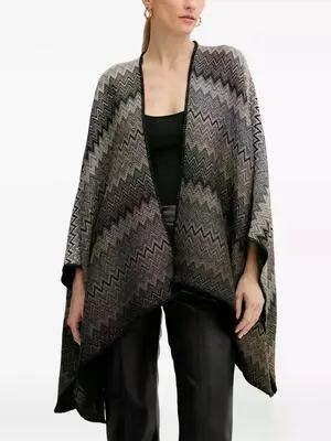 Missoni Chevron Knitted Poncho