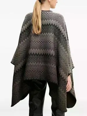 Missoni Chevron Knitted Poncho