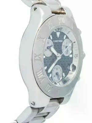 CARTIER Chronograph 21 Patterned 38mm Watch