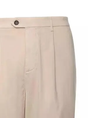 Eleventy Pleated Trousers - Neutrals