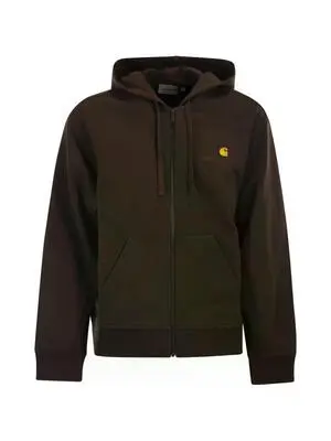 Carhartt Work In Progress Zip Hoodie - Brown