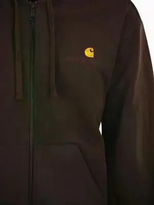 Carhartt Work In Progress Zip Hoodie - Brown