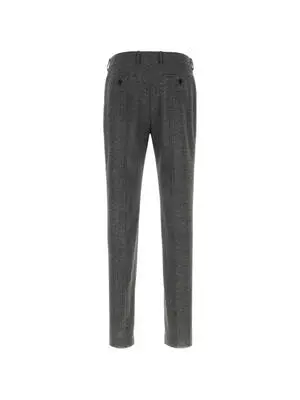 Alexander McQueen Embroidered Wool Cigarette Trousers