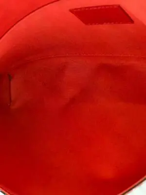 LOUIS VUITTON Felicie Pochette Monogram Vernis - Red