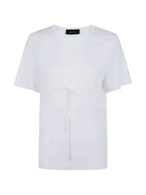 Simone Rocha Gathered Bust Bow T-shirt