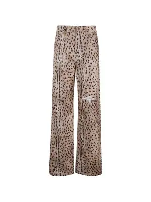 Amiri Leopard Print Carpenter Jeans