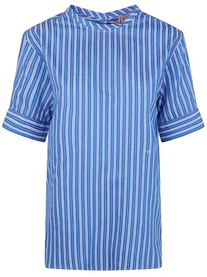 N.21 Canvas Blouse - Blue