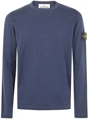 Stone Island Crew Neck Sweater - Blue