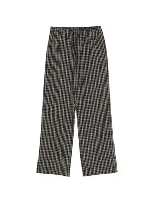 RÓHE Relaxed-fit Checked Trousers