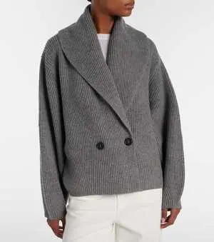TOTEME Wool-blend Cardigan - Grey