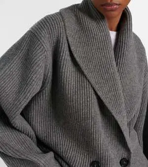 TOTEME Wool-blend Cardigan - Grey