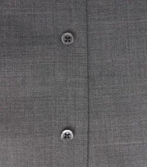 Emporio Armani Stretch-wool Logo Shirt