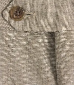 Corneliani Wool-linen Straight Trousers